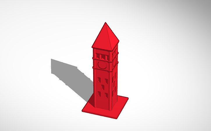 3D design Sioux Falls Clock Tower | Tinkercad