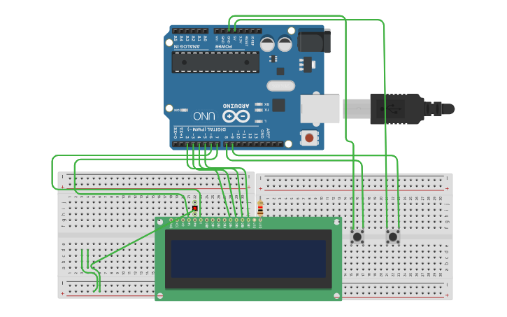 Circuit Design Lcd Stopwatch Tinkercad