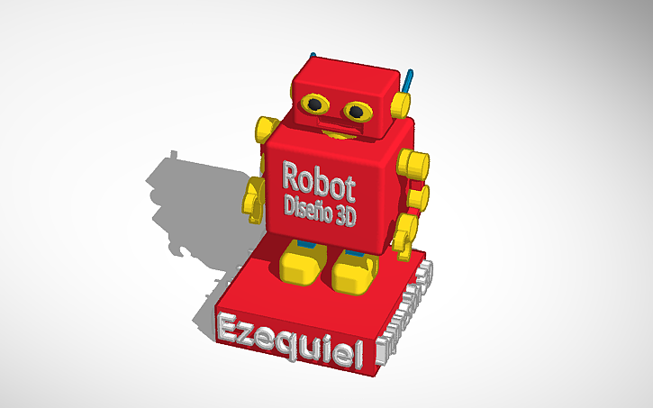 3D design Rediseño del robot 3D | Tinkercad