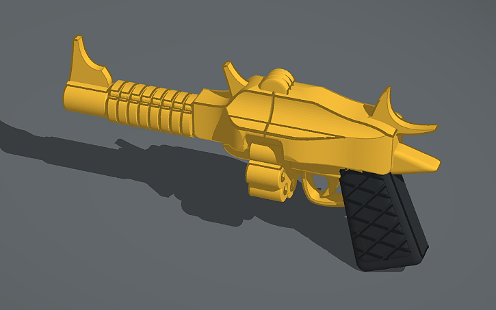 3D design K-48 .44 Caliber Standard Revolver - Tinkercad