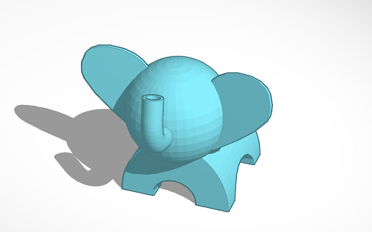 3D design Elephant | Tinkercad