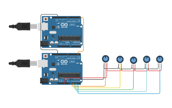 Circuit Design Original Joystick Communication Code Tinkercad