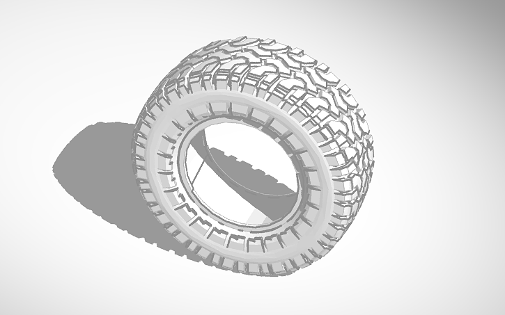 3D design Tyre - Tinkercad