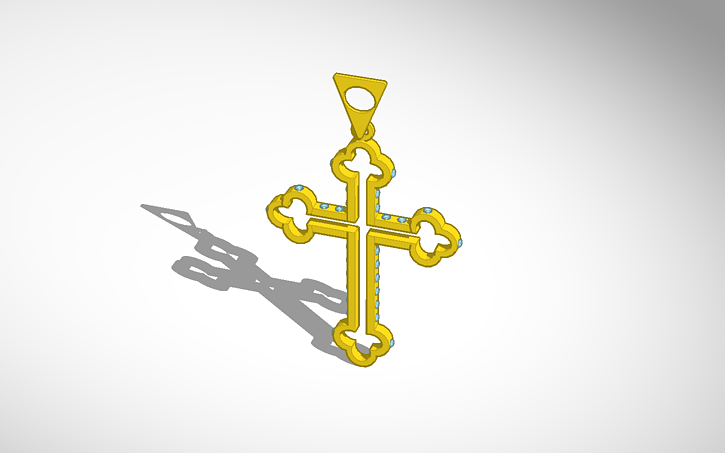 3D design cross - Tinkercad