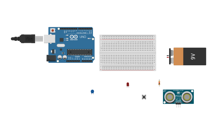 Circuit design Componentes electronicos - Tinkercad