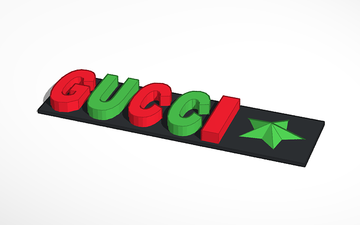 3D design Gucci - Tinkercad