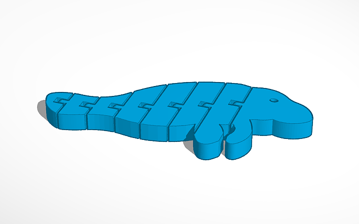 3D design Flexi-Manatee - Tinkercad