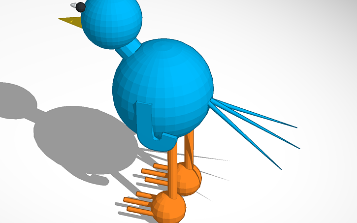 3D design bird | Tinkercad