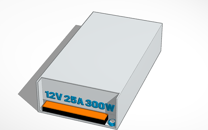 3D design Switching power supply #2 (zdroj) | Tinkercad