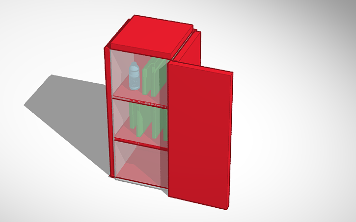3D design Locker - Tinkercad