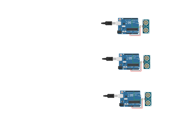 Circuit design Distance Sensor Exercises | Tinkercad