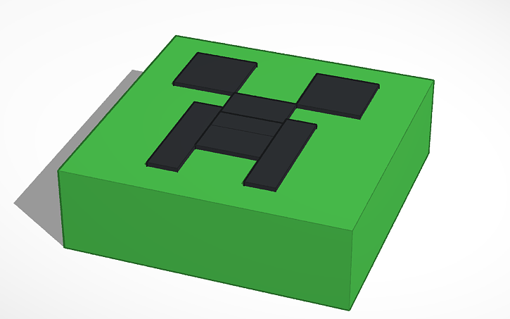 3d Design Creeper Dont Copy Tinkercad