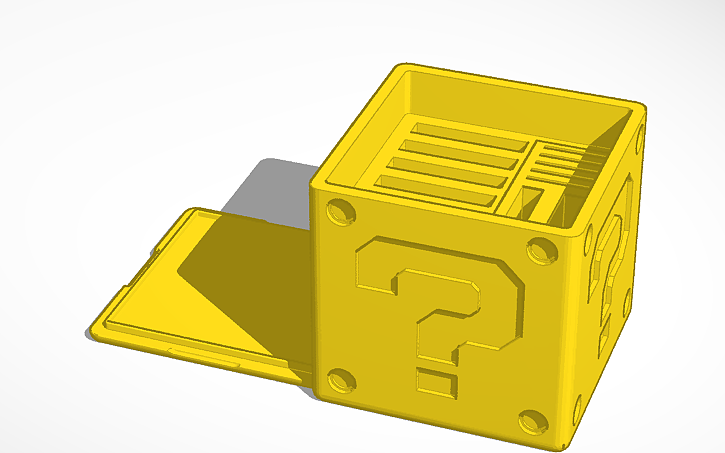 3D design Nintendo Switch Game Cartridge/Micro SD Card Holder - Tinkercad