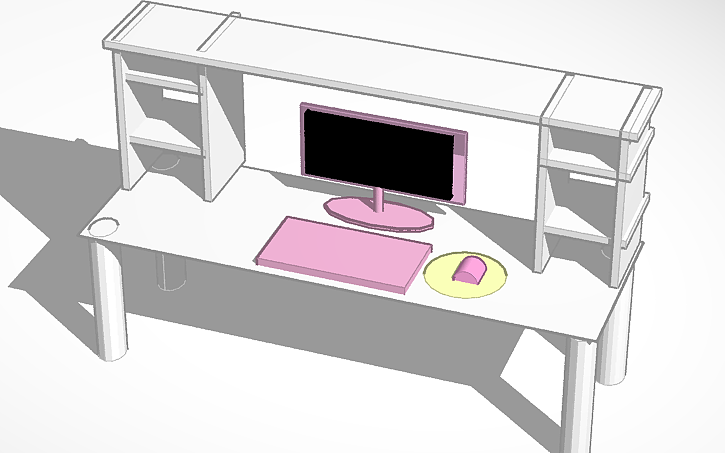 3D design My dream gaming setup - Tinkercad