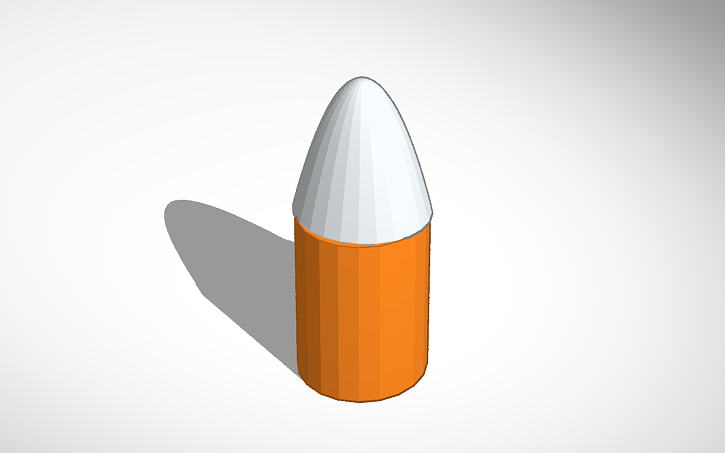 3D design Bullet - Tinkercad
