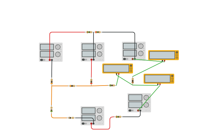 Circuit design Node D (KCL) - Tinkercad Circuit design Node D (KCL) - Tinkercad