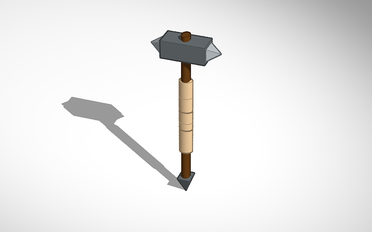 3D design Hammer of the Juggernaut | Tinkercad