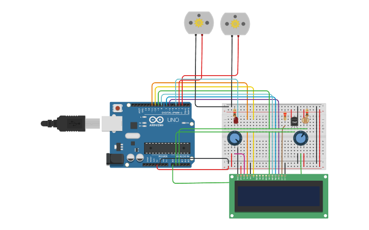 Circuit design SISTEMA DE RIEGO CON ARDUINO - Tinkercad