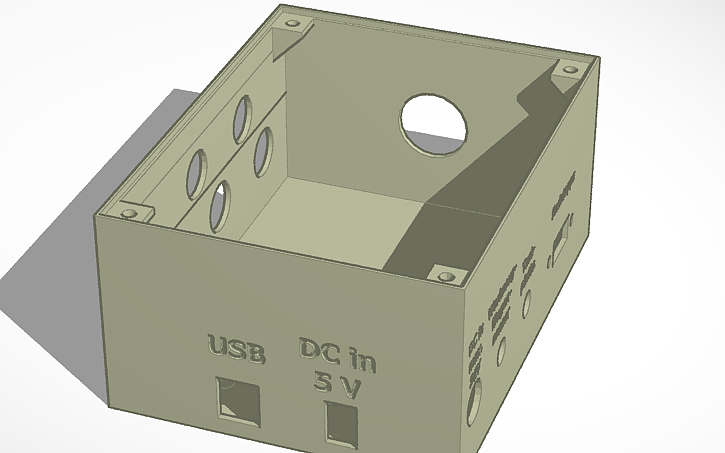 3D design MPCNC-Box - Tinkercad