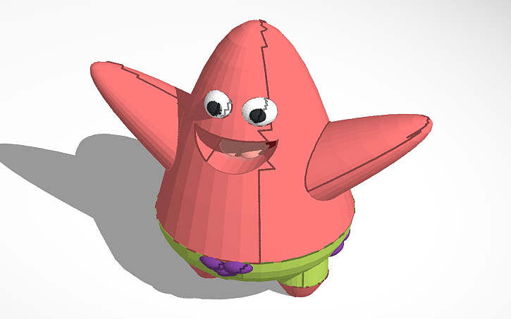 3D design patrick star | Tinkercad