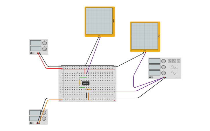 Circuit design id_1621313_inverting op amp | Tinkercad
