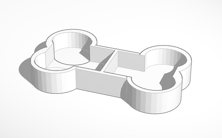 3D design Dog Bone Bowl - Tinkercad