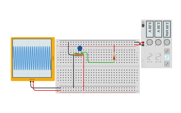 Circuit design parallel circuit (phase 2) - Tinkercad