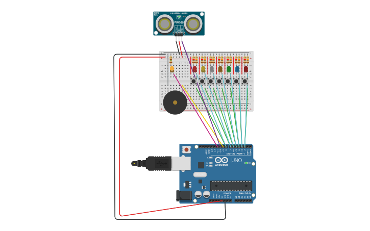 Circuit design 2. Proyecto final: Piano buzzer + sensor de movimiento ...