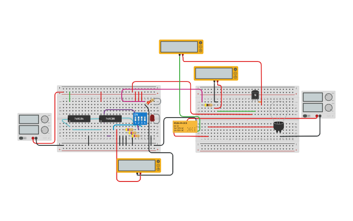 Circuit design Avviamento automobile Rosso. | Tinkercad