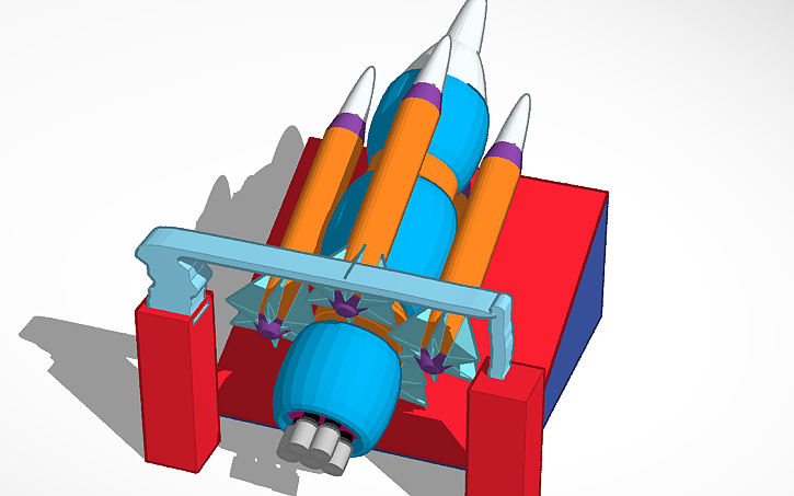 3D design ROCKET :) - Tinkercad