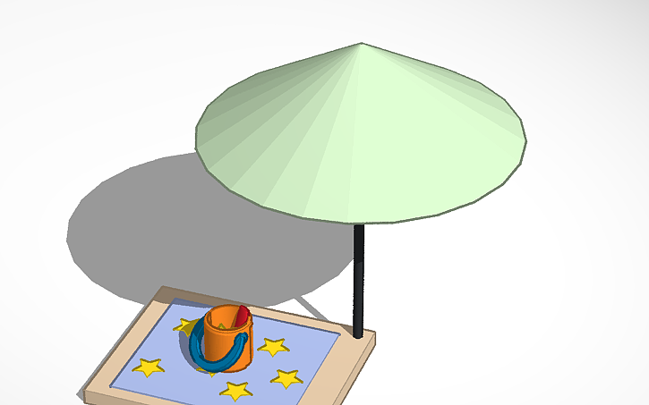 3D design Bucket - Tinkercad