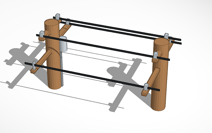3D design Power Line - Tinkercad