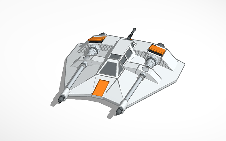3D design Star Wars T-47 Snowspeeder | Tinkercad
