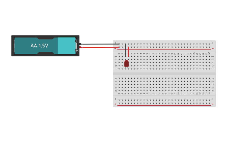 Circuit design دائرة دايود مشع للضوء صفحة 115 - Tinkercad