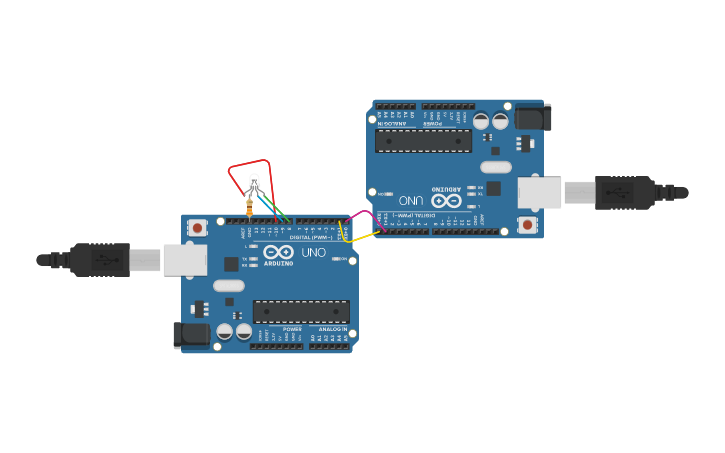 Circuit Design Comunicacion Dos Arduino I2c Tinkercad Nbkomputer