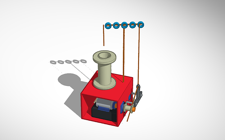 3d Design Single Coil Winding Machine Tinkercad