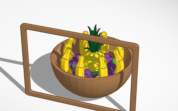3D design Still Life Fruit - Tinkercad