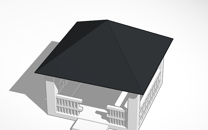 3D design Gazebo(Çardak) | Tinkercad
