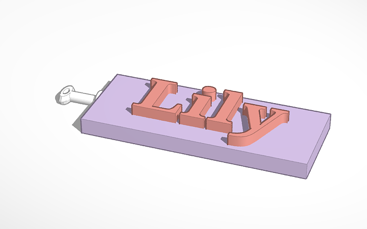 3D design UNique keyrings | Tinkercad