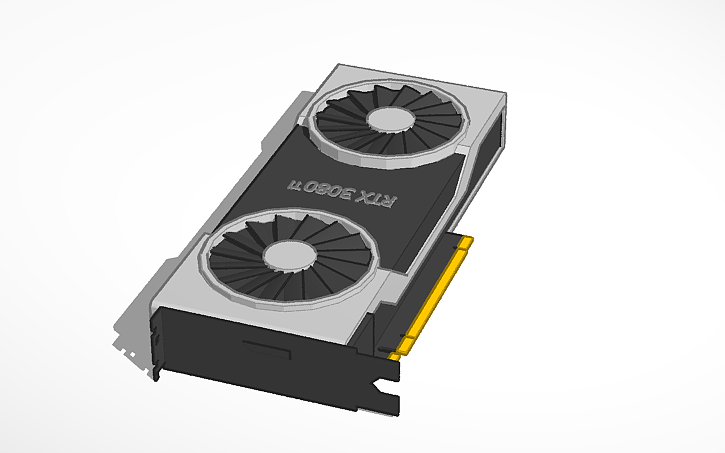 3D design RTX 3080ti | Tinkercad