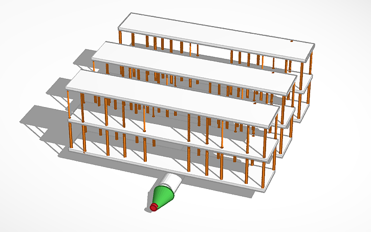 3D design Caproni Ca.60 transaereo - Tinkercad