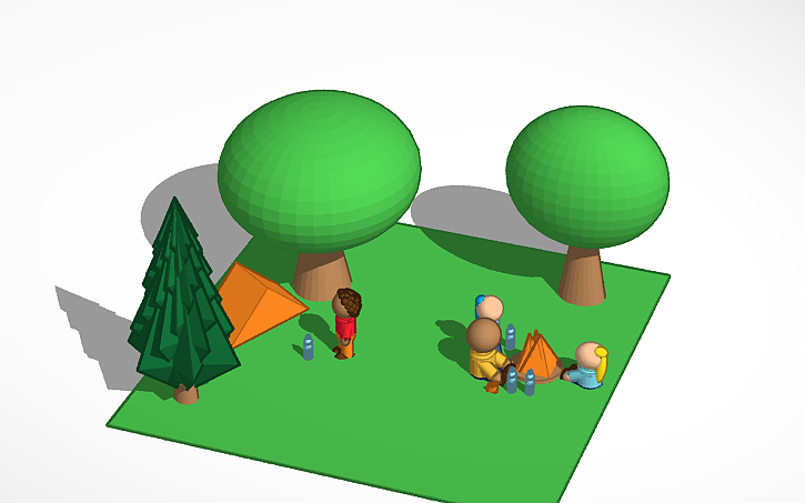 3D design Camp Site | Tinkercad