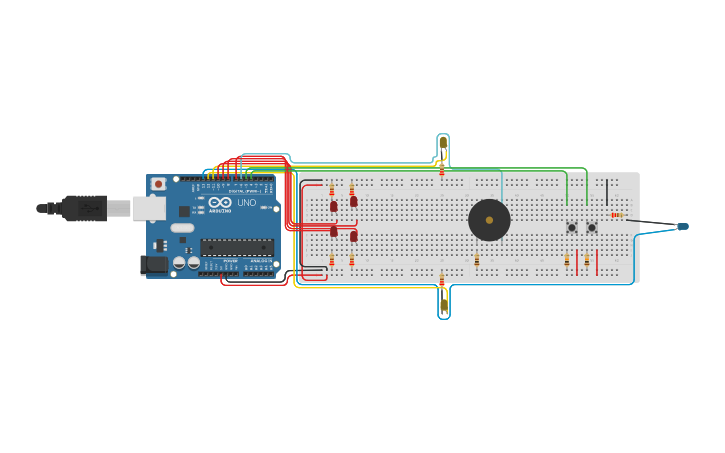 Circuit design Taller_2_Wesly_Huertas_Ardu_Ship | Tinkercad