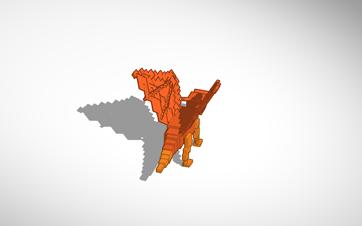 3D design flying charizard - Tinkercad