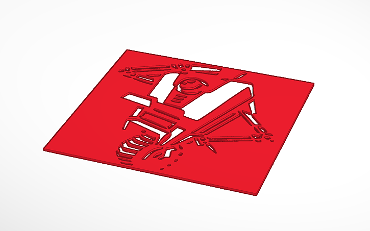 3D design Robot stencils-Rafael - Tinkercad