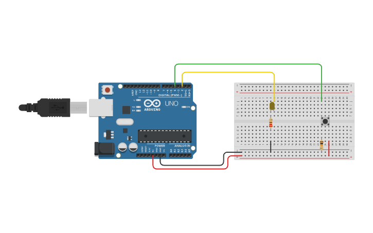 Circuit design Arduino - Atividade 5 | Tinkercad
