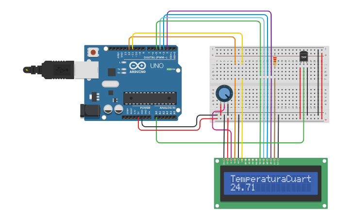 Circuit Design Termómetro Digital Ac Tinkercad