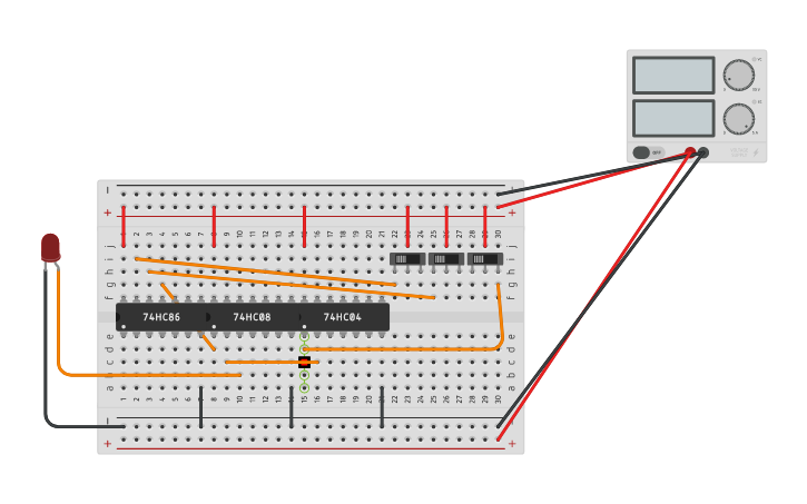 Circuit design Lab 4 Board | Tinkercad