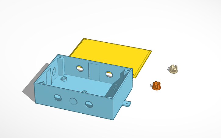 3D design Slim Electric Conjunction Box | Tinkercad