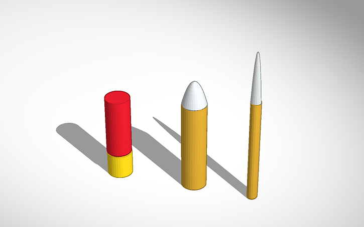 3D design Sped Bullets®© - Tinkercad